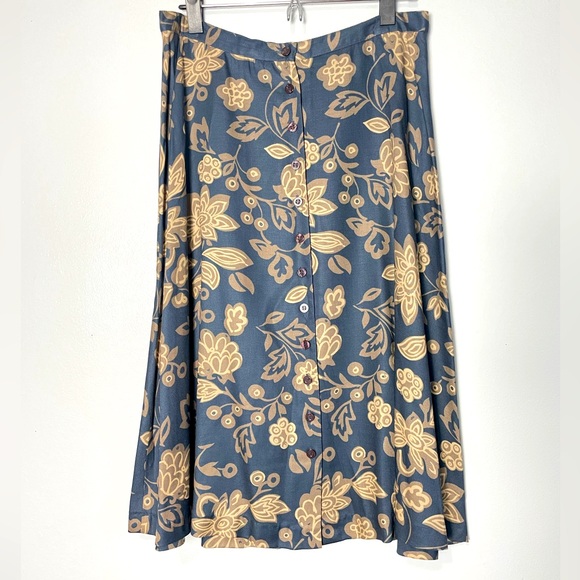 Rena Rowan | Skirts | Vintage Rena Rowan For Saville Floral Maxi Skirt ...